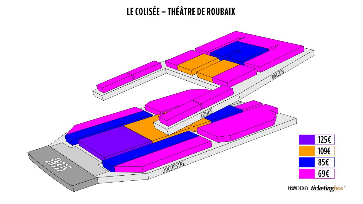 Roubaix Le Colisée – Théâtre de Roubaix Plan De La Salle (Français ...