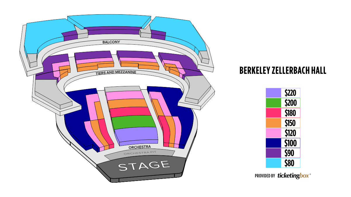 Berkeley Zellerbach Hall Seating Chart