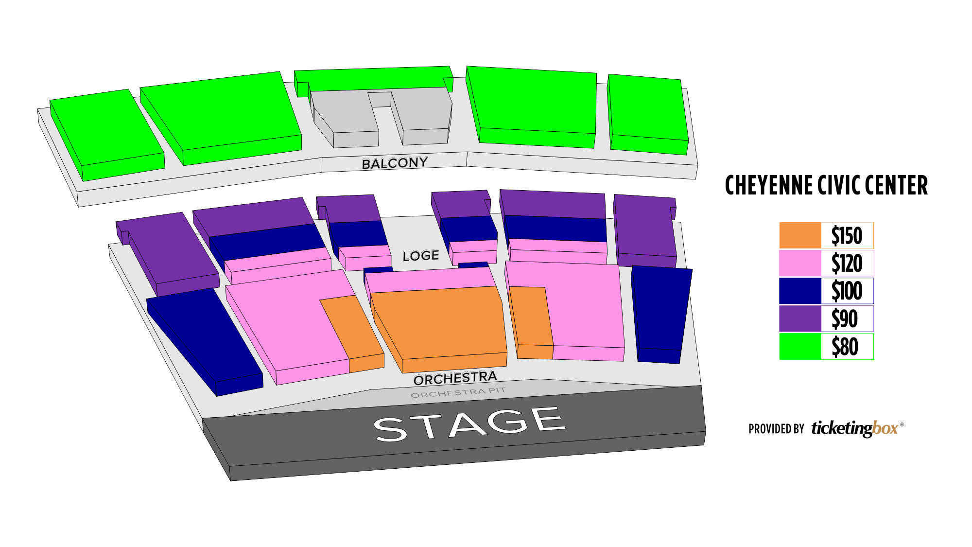 Civic Center Seating Chart