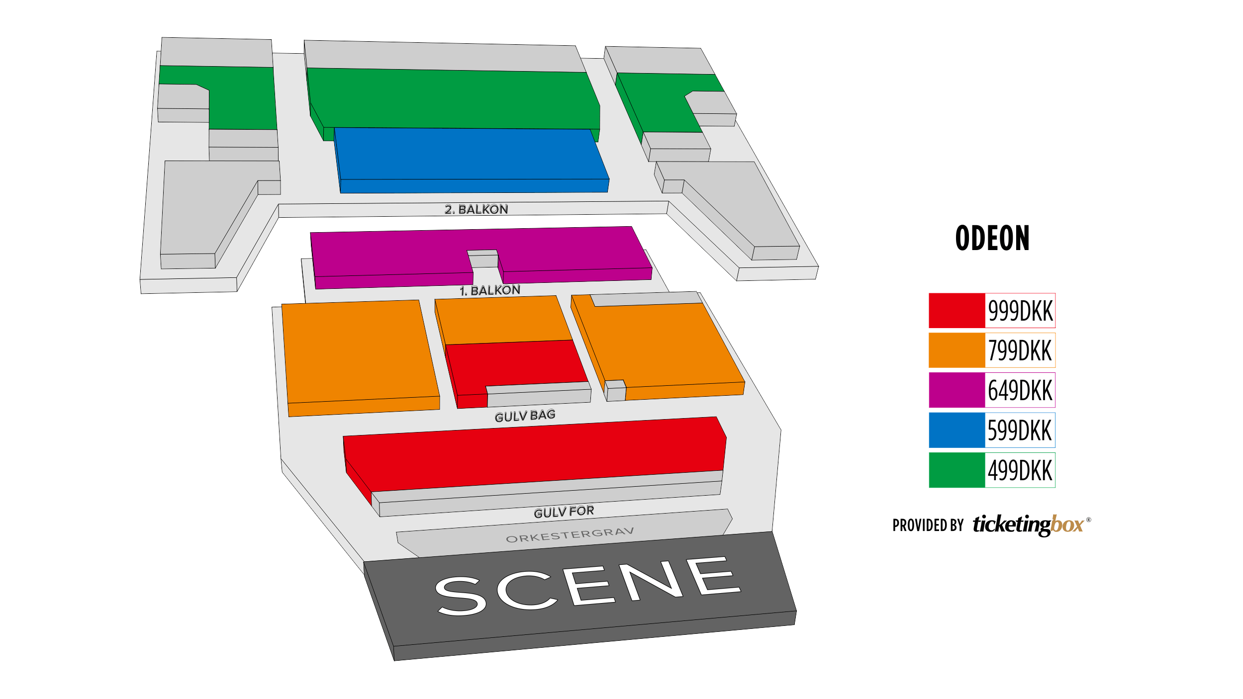 Odense Odeon Seating Chart